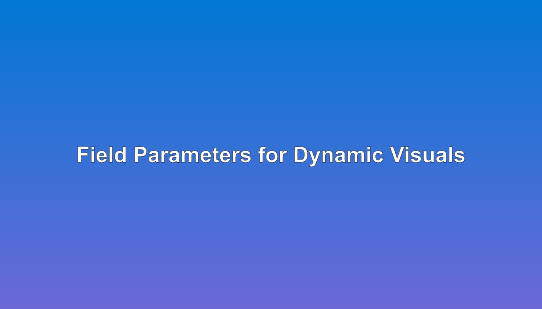 Power BI Field Parameters: Build Dynamic Visuals with | Power BI